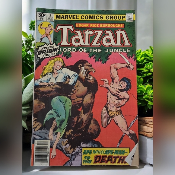Marvel | Other | Tarzan Comic Book Lord Of The Jungle 977 Vintage ...